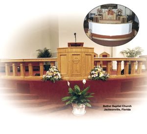 Pew Screens / Rails - Virginia Church Furniture